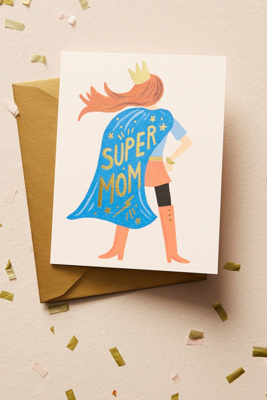 Superhero Mother's Day Card | Anthropologie