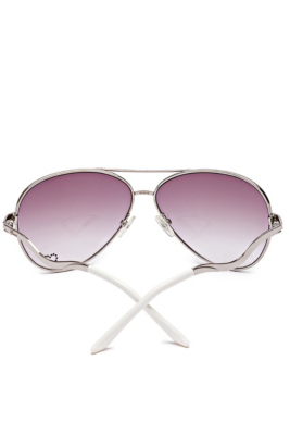 Guess Rhinestone Heart Aviator Sunglasses Ebay