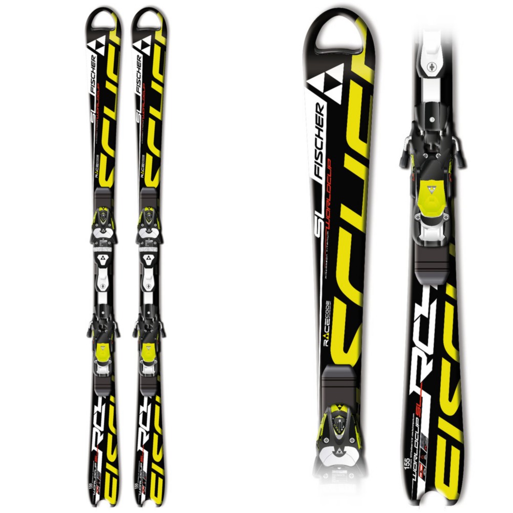 Fischer RC4 (Medium) World Cup SL Race Skis with RC4 Z17 FF Bindings 2012