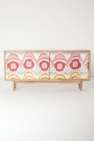Handpainted Ikat Console | Anthropologie