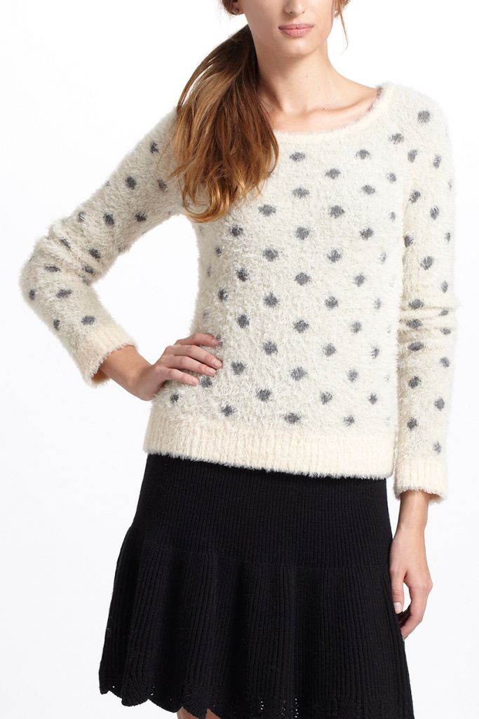 Dotted Woolly Sweater | Anthropologie
