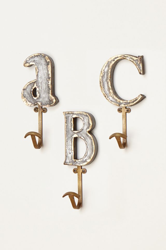 Marquee Letter Hook | Anthropologie