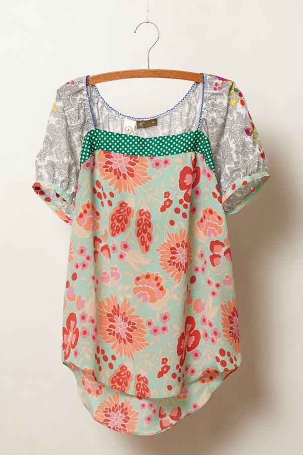 Archival Collection: Mixed Print Top | Anthropologie