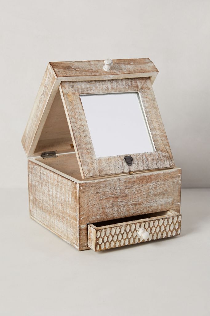 Folding Mirror Jewelry Box | Anthropologie