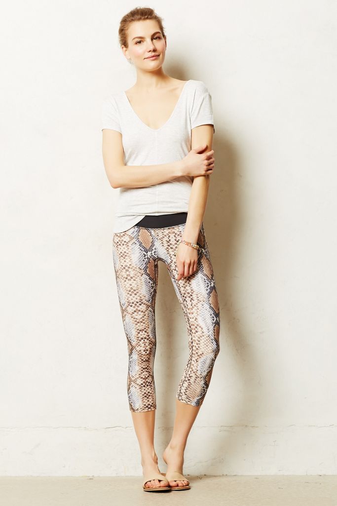 Python Capri Leggings | Anthropologie