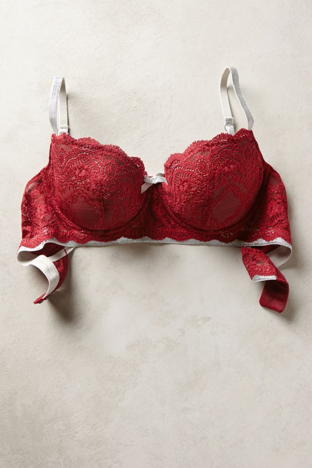 Elle Macpherson Intimates Glinted Ruby Bra | Anthropologie