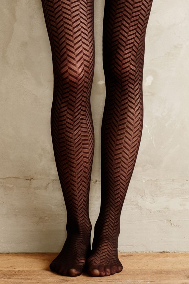 Herringbone Tights | Anthropologie