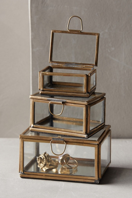 Mirrored Image Display Boxes | Anthropologie