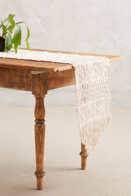 Handwoven Macrame Runner | Anthropologie