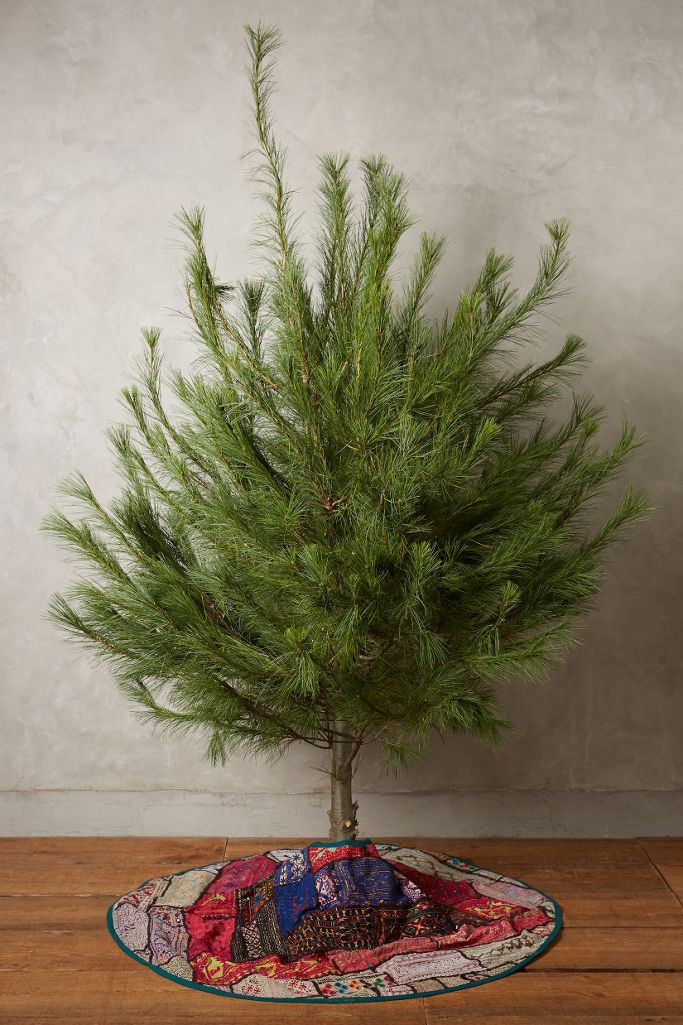 Patchwork Tree Skirt | Anthropologie