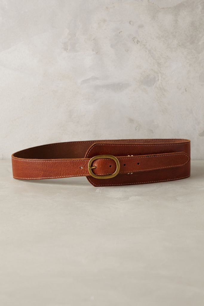 Asymmetrical Leather Belt | Anthropologie