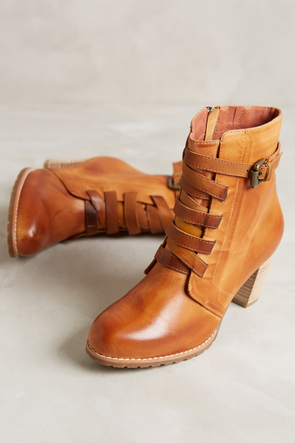 Antelope Corset Booties | Anthropologie