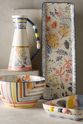 Garden Palette Serveware | Anthropologie
