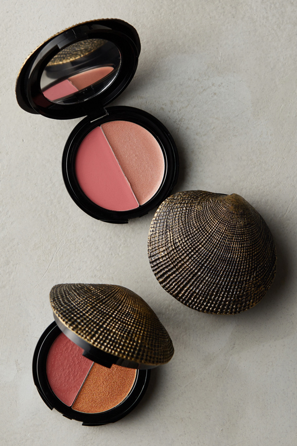 DuWop Seashell Compact | Anthropologie