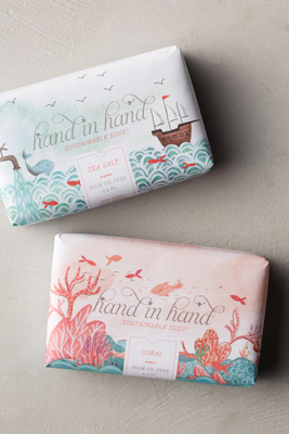 Hand In Hand Soap Bar | Anthropologie