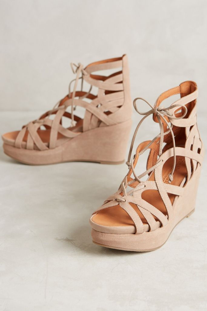 Gentle Souls Gladiator Wedges | Anthropologie