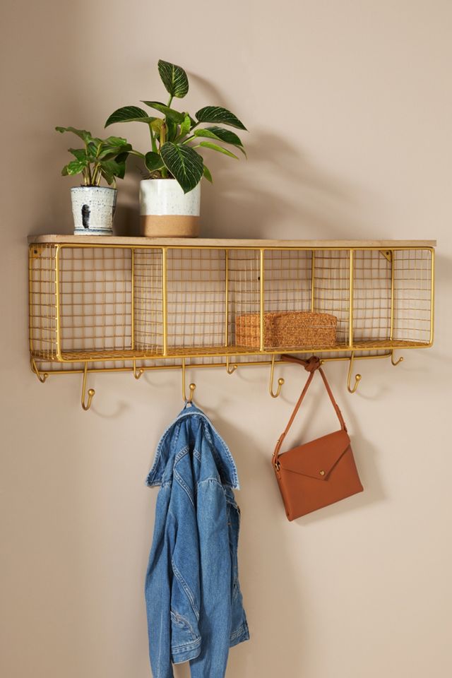 Wire Cubby Wall Shelf | Anthropologie