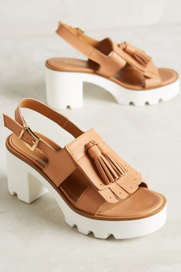 Jeannot Pampas Sandals | Anthropologie