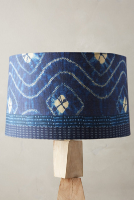 Indigo Waves Lamp Shade | Anthropologie