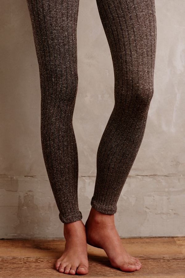Marled Knit Tights | Anthropologie