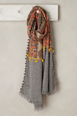 Pom Patch Scarf | Anthropologie