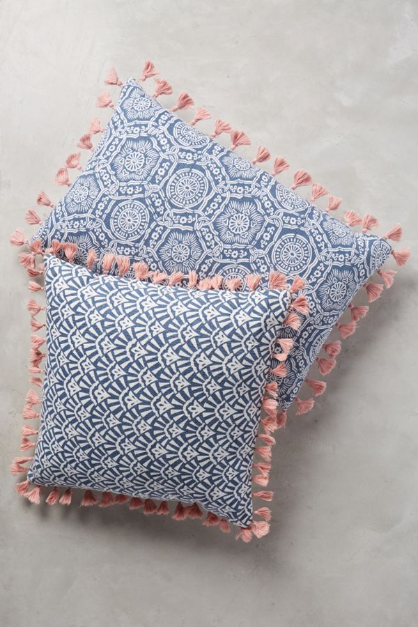 Folding Fans Pillow | Anthropologie