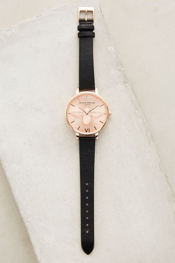 Rosegold Moulded Bee Watch | Anthropologie