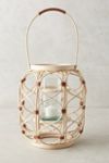 Leather-Wrapped Lantern | Anthropologie
