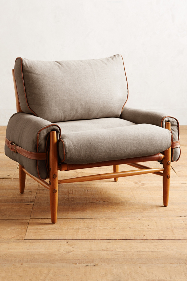 Belgian Linen Rhys Chair | Anthropologie