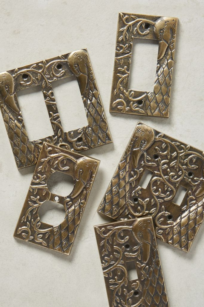 Swan Switch Plate | Anthropologie