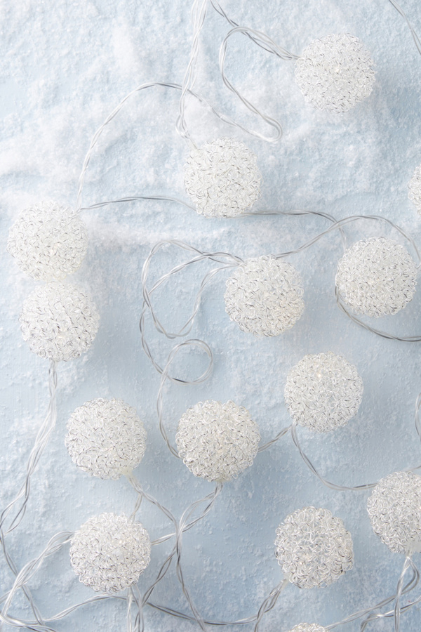 Snowball String Lights | Anthropologie