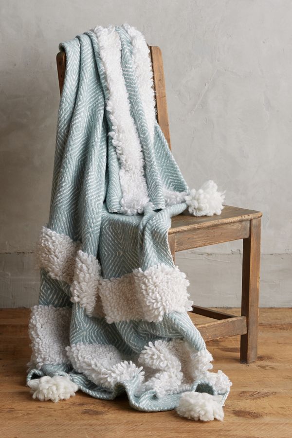Looped Tuva Throw Blanket | Anthropologie