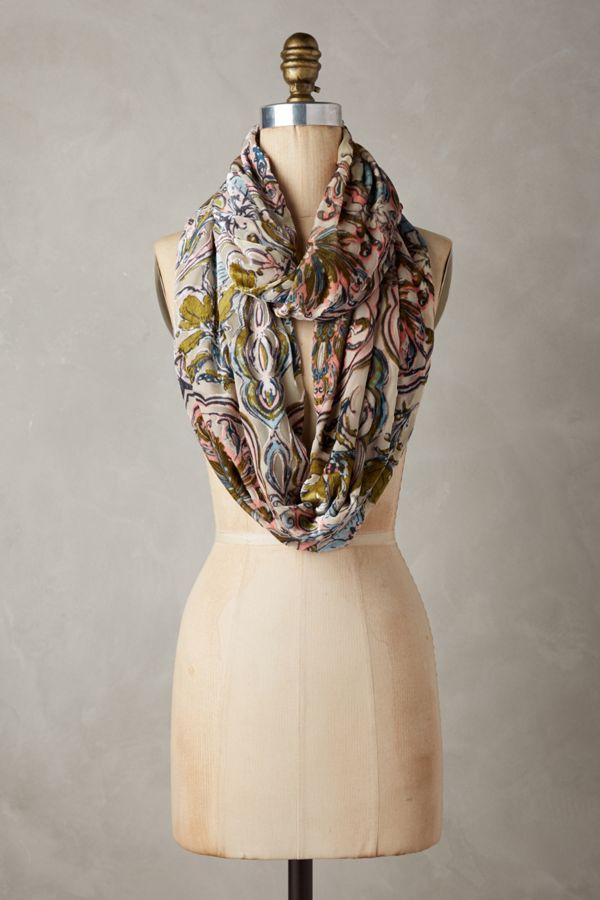 Fae Velvet Infinity Scarf | Anthropologie