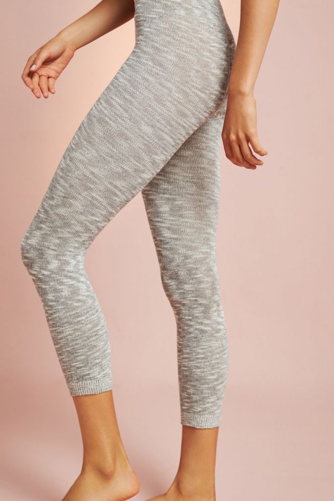 Marled Footless Tights | Anthropologie