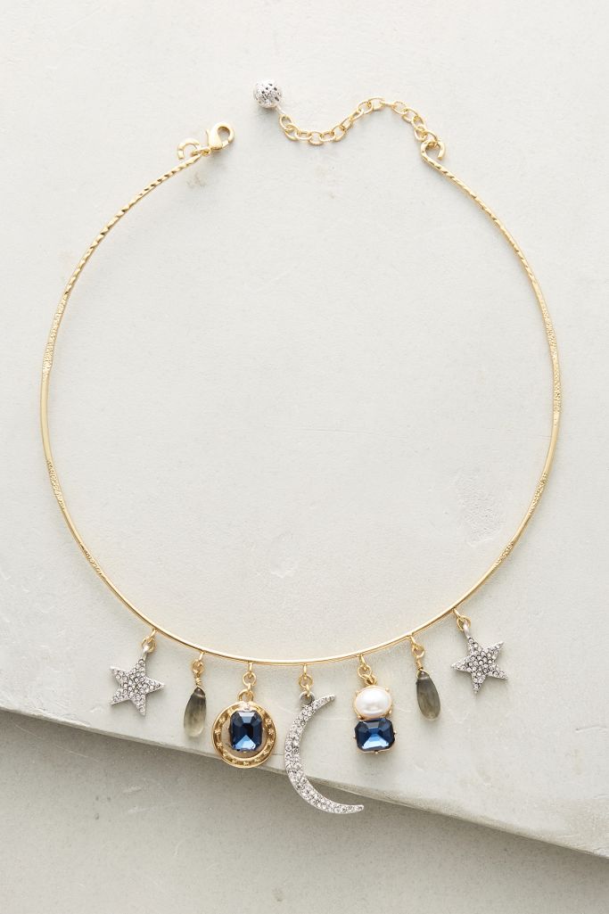 Astronomy Charm Choker | Anthropologie