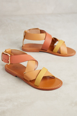 Sanchita Chamae Tri-Color Sandals | Anthropologie