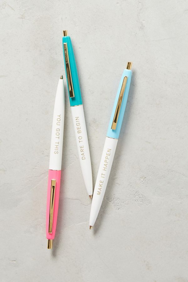 Motivation Pen Set | Anthropologie