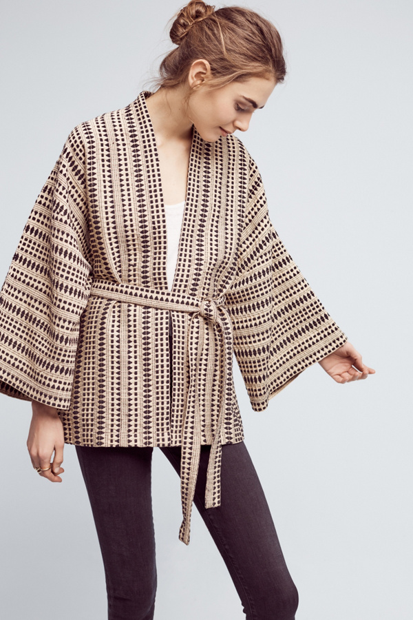 Textured Salma Kimono | Anthropologie