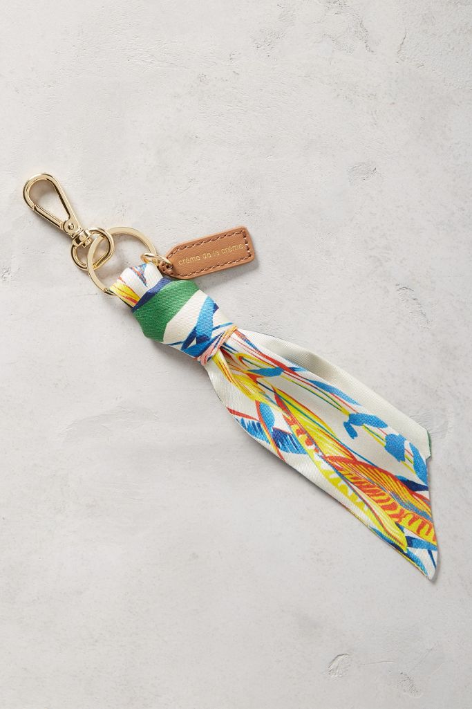 Floral Daydream Scarf Keychain | Anthropologie