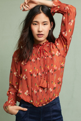 Emma Silk Blouse | Anthropologie