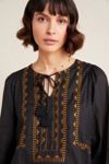 DOLAN Collection Astrid Embroidered Peasant Blouse | Anthropologie