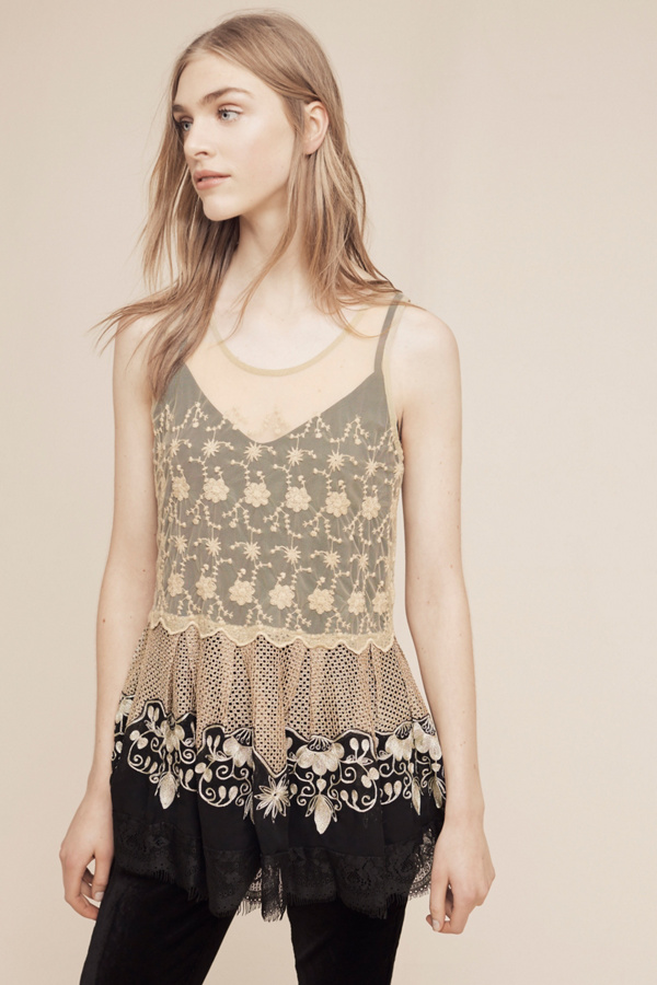 Threadwork Tunic Top | Anthropologie