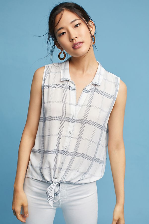Cloth & Stone Tie-Front Buttondown | Anthropologie Cloth & Stone Tie-Front Buttondown | Anthropologie