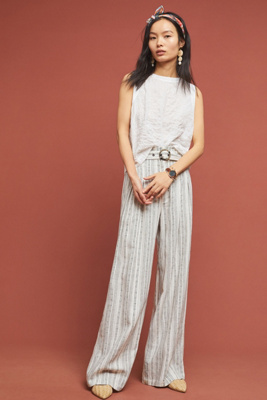 Cloth & Stone Lace-Up Top | Anthropologie