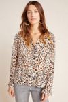 Cloth & Stone Louisa Leopard Buttondown | Anthropologie