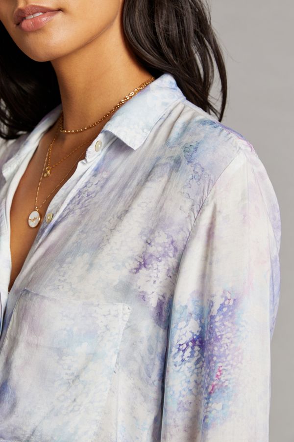 Cloth & Stone Bess Tie-Dye Buttondown | Anthropologie UK
