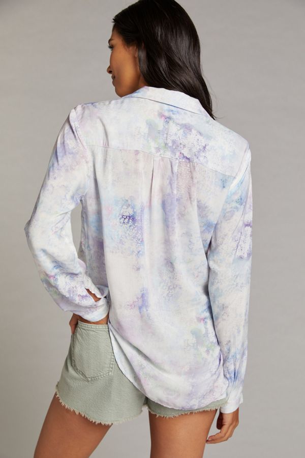 Cloth & Stone Bess Tie-Dye Buttondown | Anthropologie UK
