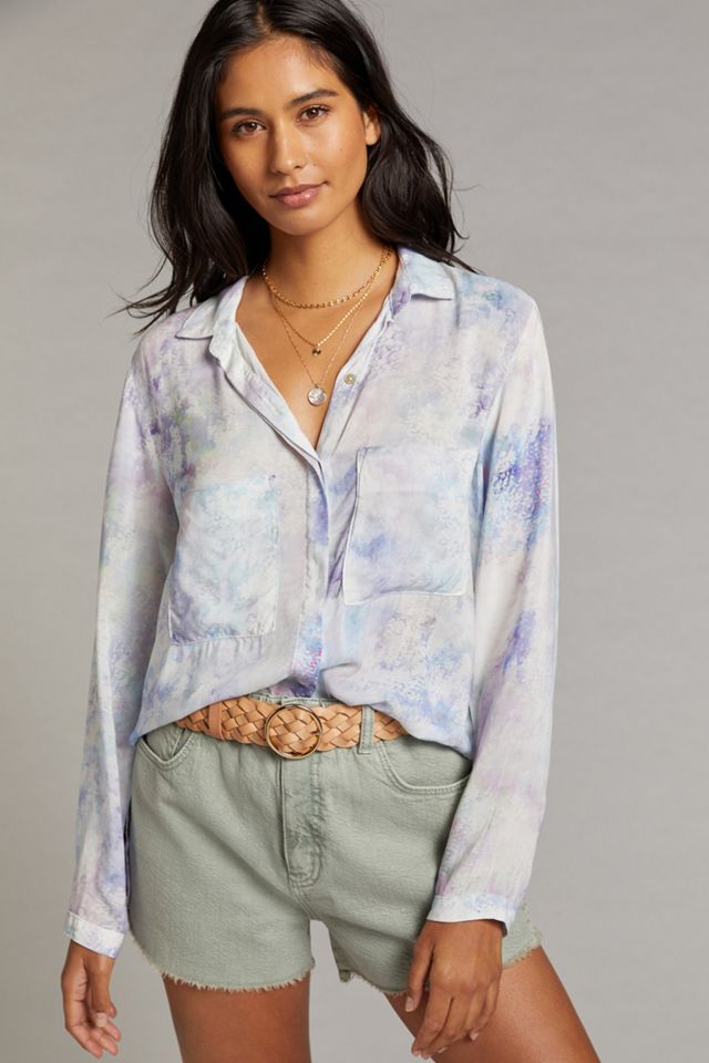 Cloth & Stone Bess Tie-Dye Buttondown | Anthropologie