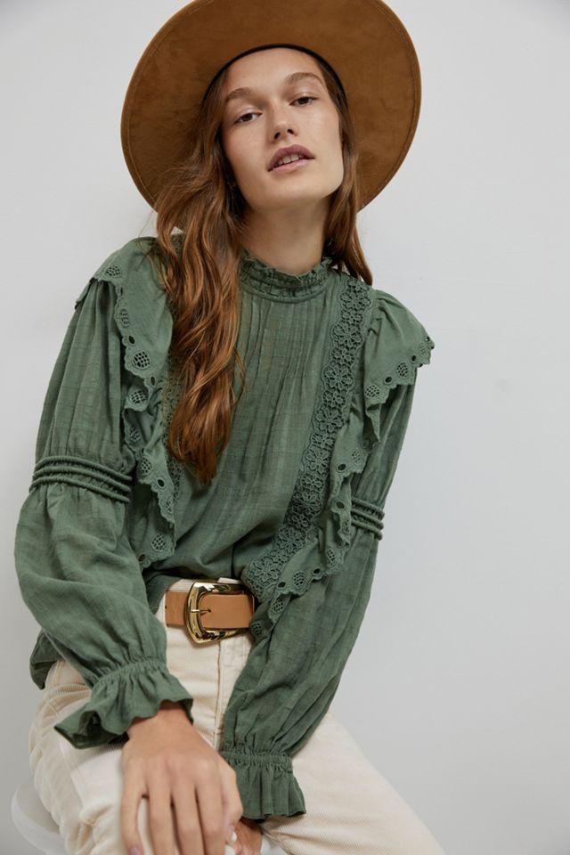 Anna Ruffled Blouse | Anthropologie