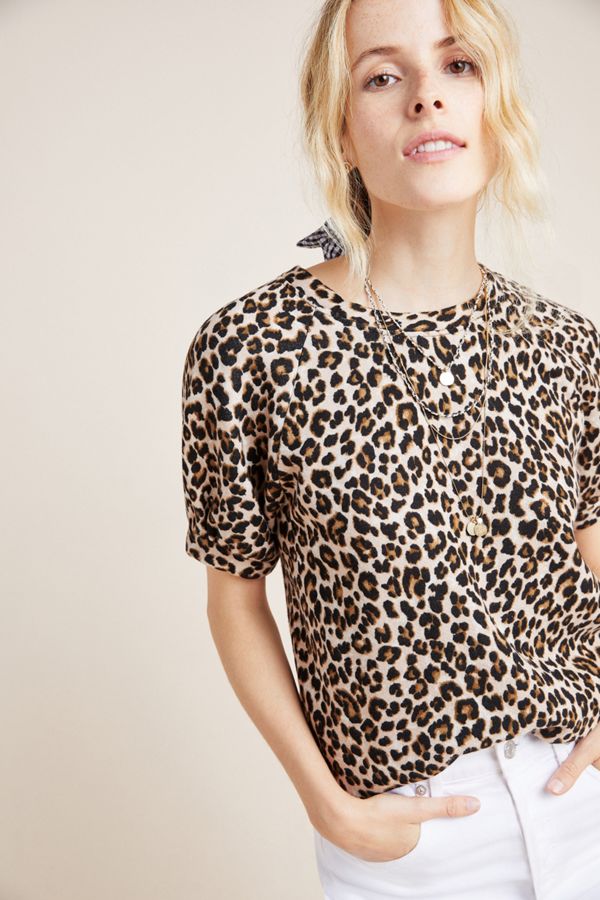 Ashlyn Leopard Top | Anthropologie